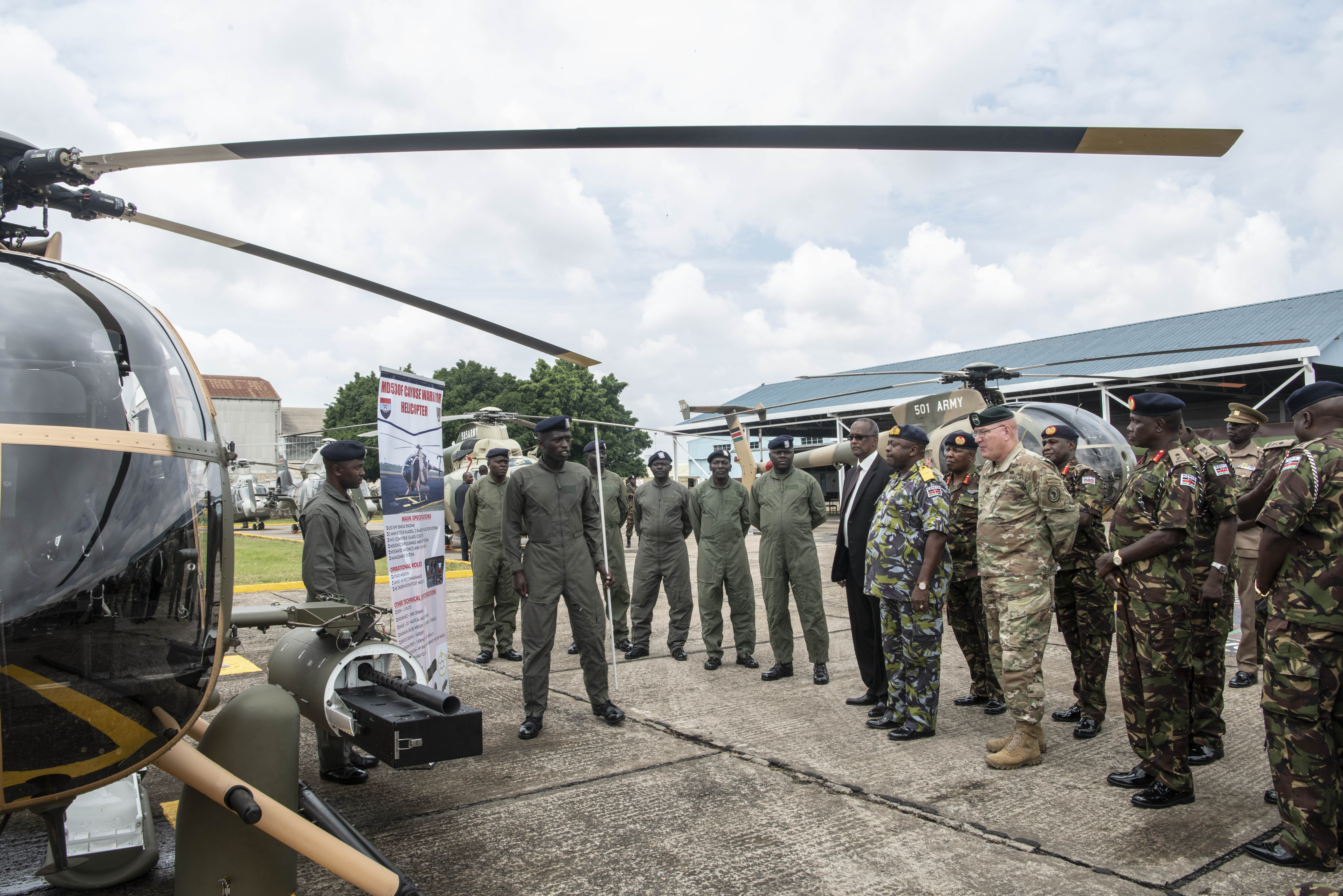 United States delivers MD-530F helicopters to Kenya Defense Force ...